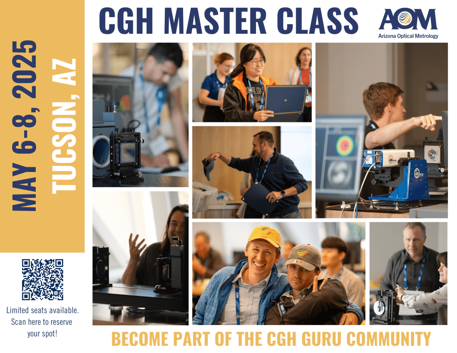 CGH Master Class - Spring 2025 - AOM - Arizona Optical Metrology